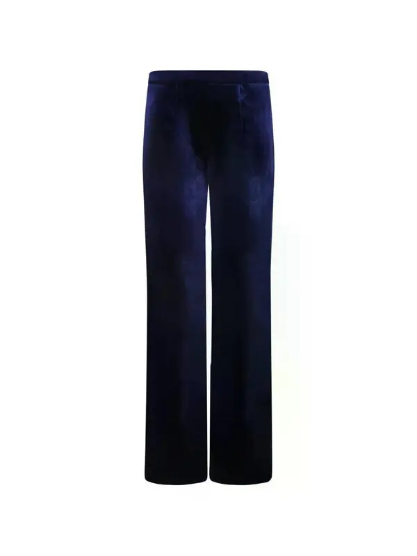 BLANCA VITA Velvet Palazzo Pants