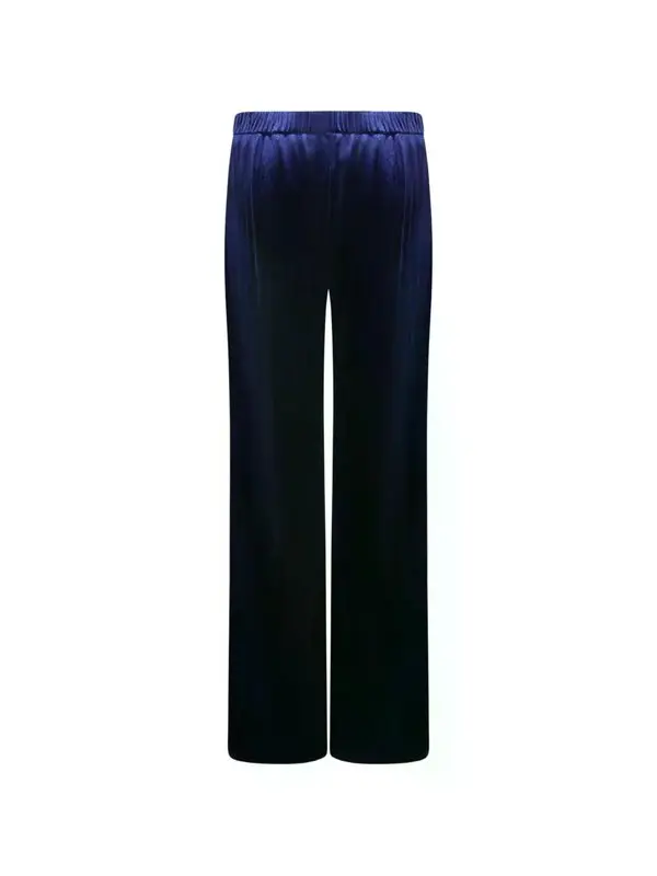 BLANCA VITA Velvet Palazzo Pants