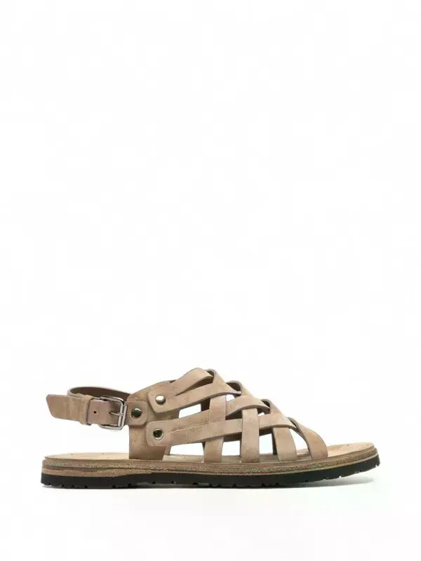 Officine Creative Chios Woven Leather Sandals