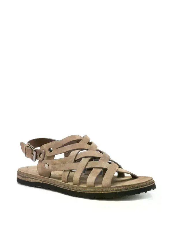 Officine Creative Chios Woven Leather Sandals