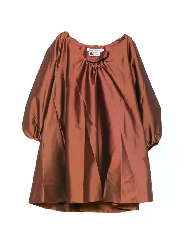 Bernadette George Puff-sleeve Mini Dress