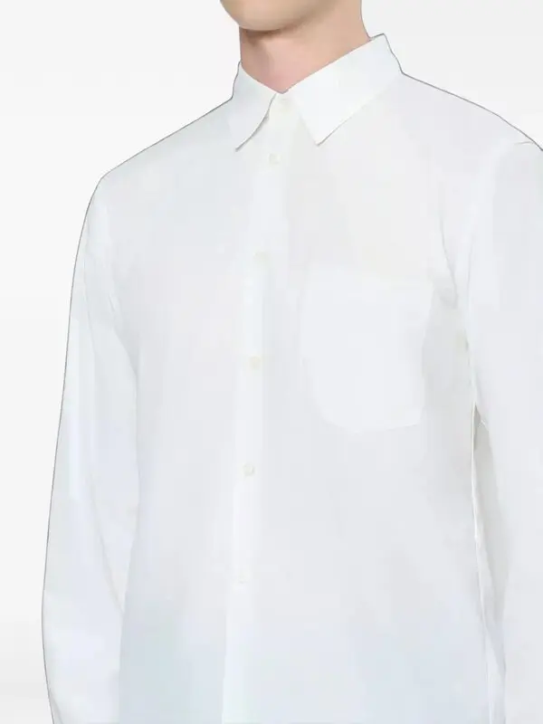 Comme Des Garçons Ruffled-panel Shirt