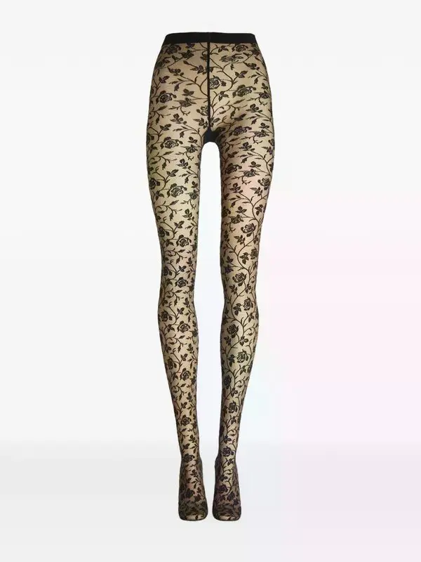 Wolford Rose Floral-pattern Tights