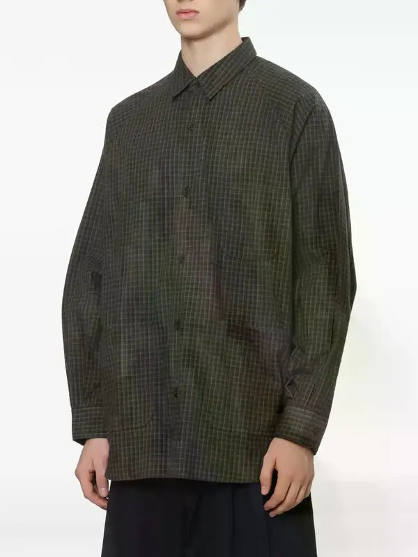 Comme Des Garçons Check-pattern Long-sleeve Shirt