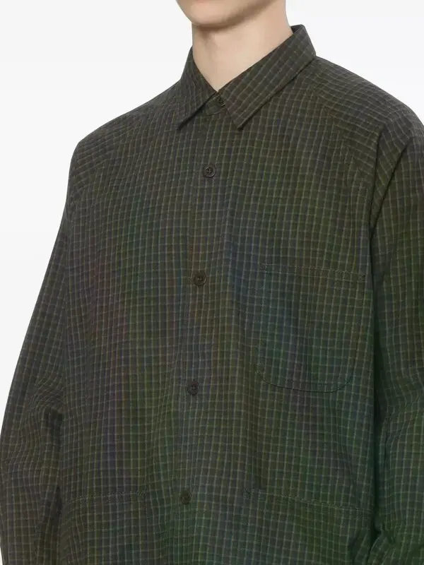 Comme Des Garçons Check-pattern Long-sleeve Shirt