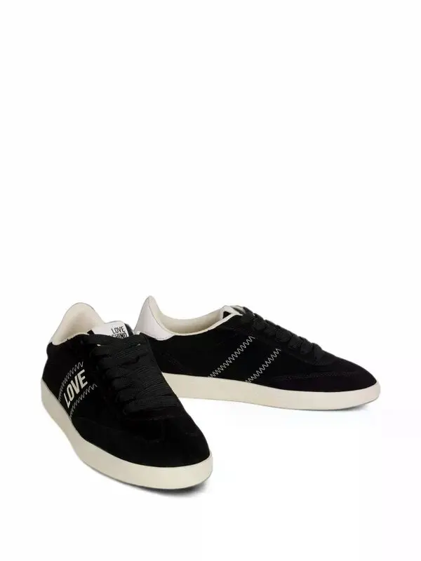 Moschino Zigzag-stitch Logo-print Sneakers