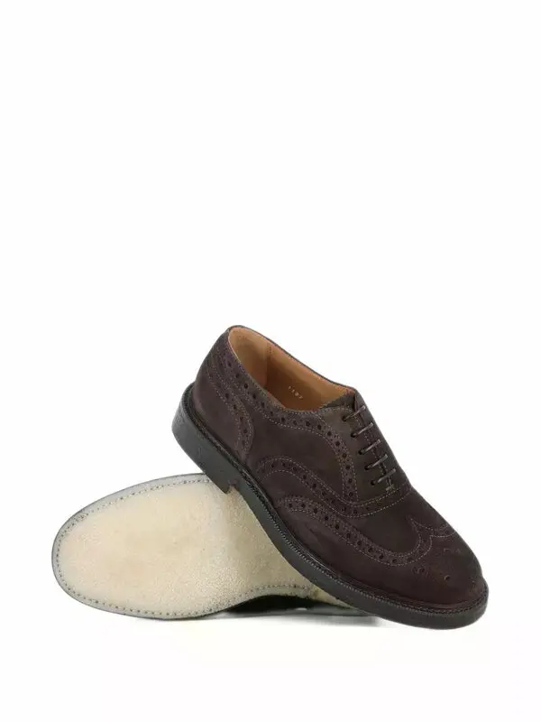 GREEN GEORGE Suede Brogue Oxford Shoes