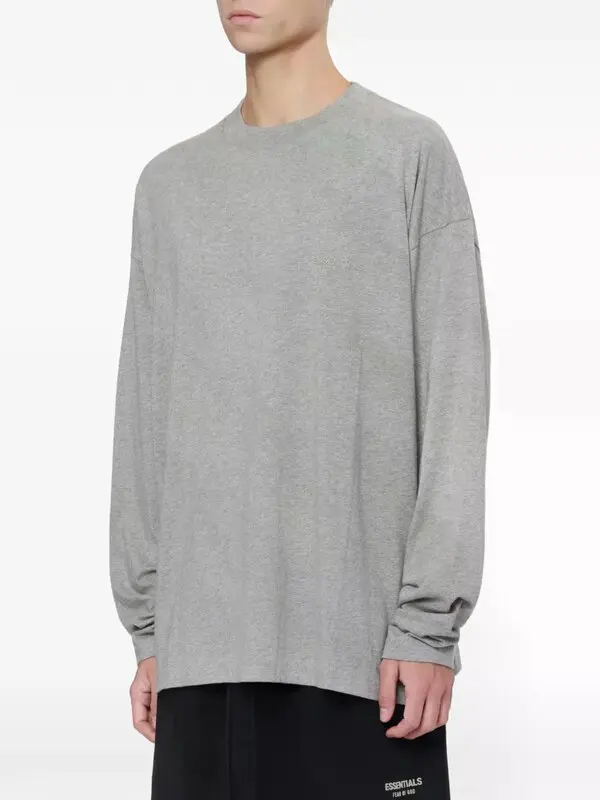 ESSENTIALS Logo-print Long-sleeve T-shirt
