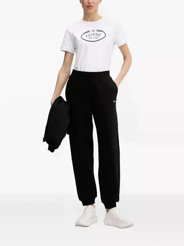 Guess Logo-embroidered Sweatshirt - Black