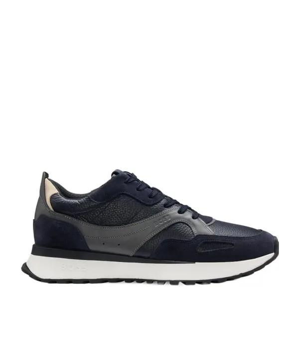 Hugo Boss Leather Panelled Sneakers