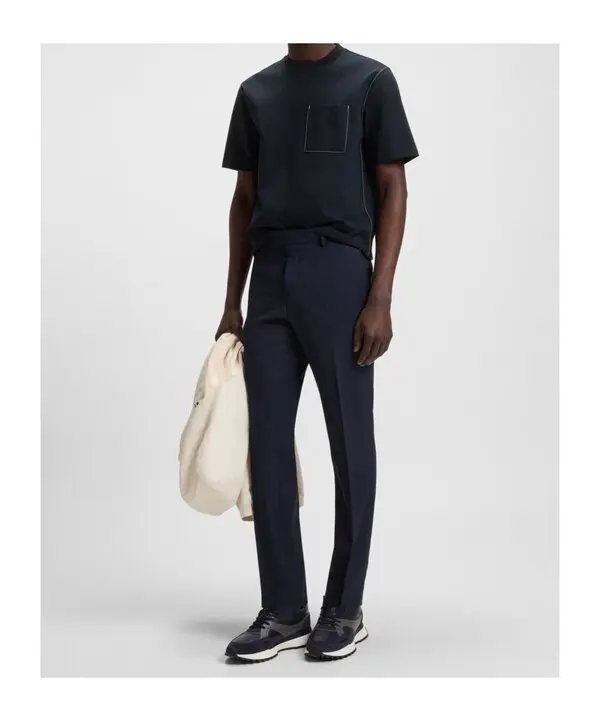 Hugo Boss Leather Panelled Sneakers