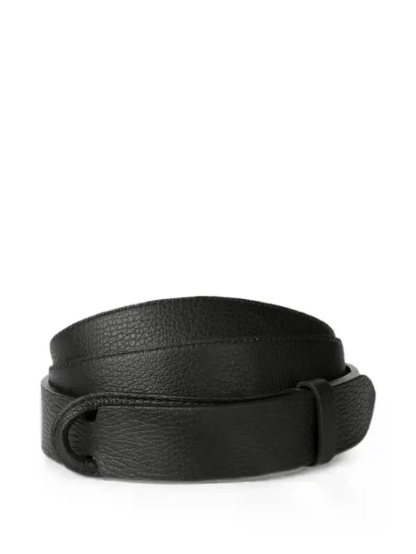 Orciani Pebbled Leather Belt