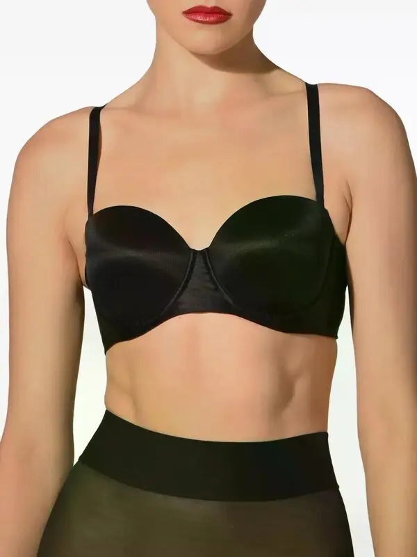 Wolford Sheer Touch Bandeau Bra - Black