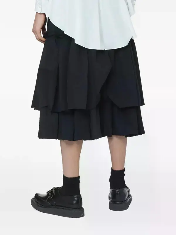 Comme Des Garçons Ruffled Tiered Midi Skirt