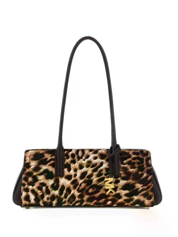 Michael Kors Laila Small Leopard-print Calf Hair Shoulder Bag - Neutrals