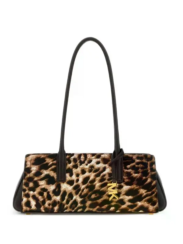 Michael Kors Laila Small Leopard-print Calf Hair Shoulder Bag - Neutrals