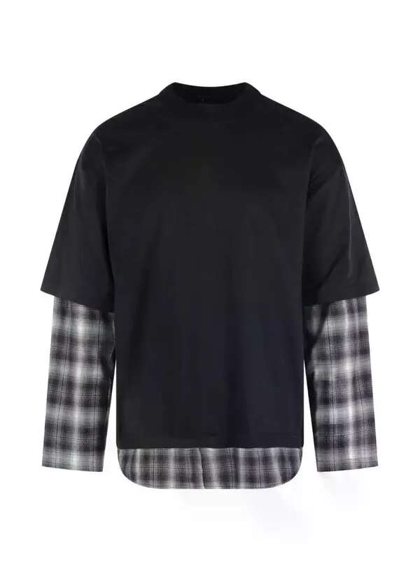Comme Des Garçons Check-pattern Layered Shirt