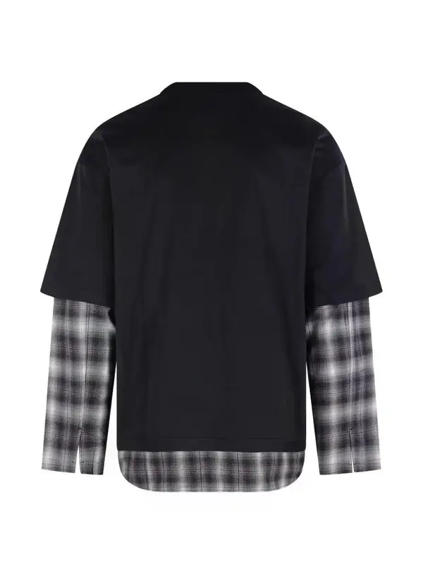 Comme Des Garçons Check-pattern Layered Shirt