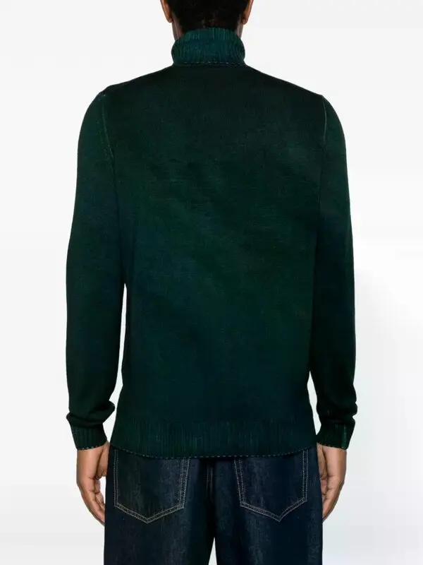 FILIPPO DE LAURENTIIS Ribbed-knit Roll-neck Sweater