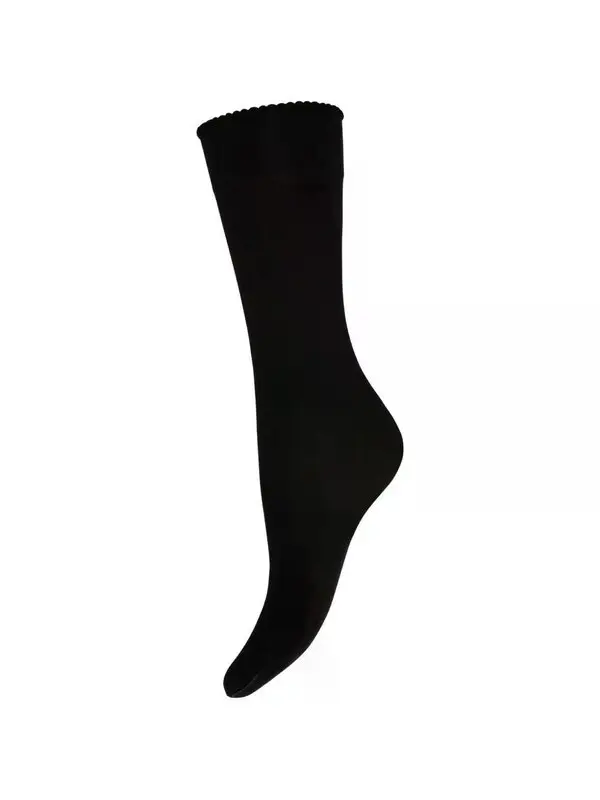 Wolford Orchid 50 Knee-high Socks - Black