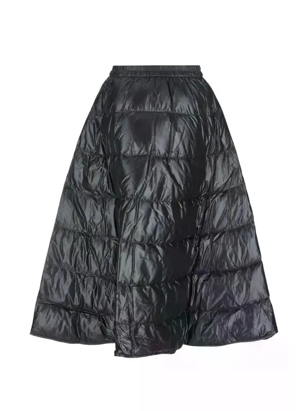 Moncler Quilted Flared Midi Skirt