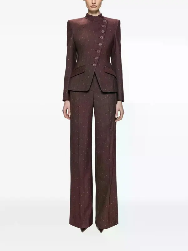 NISSA High-waisted Pants - Red