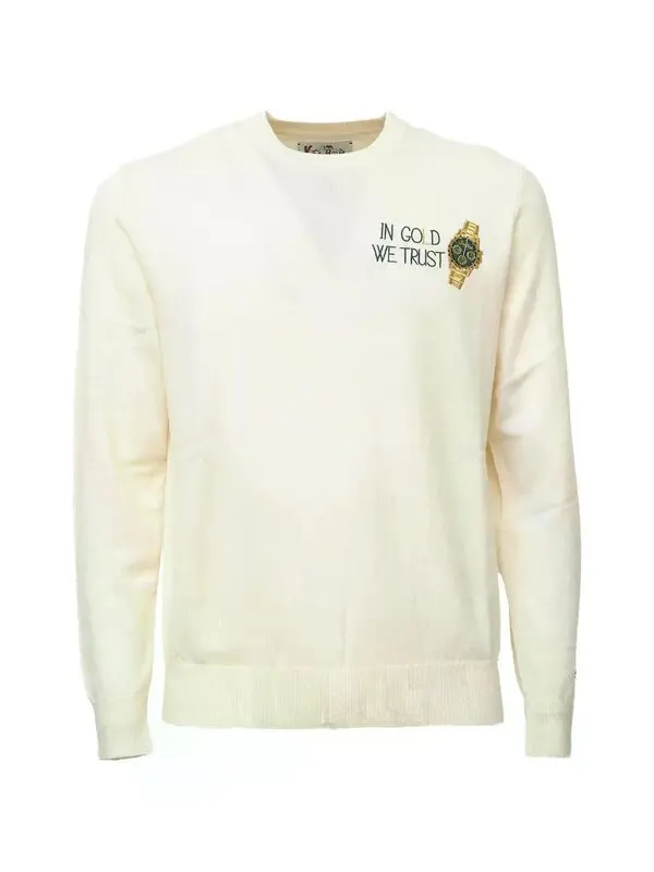MC2 SAINT BARTH Embroidered Heron Sweater