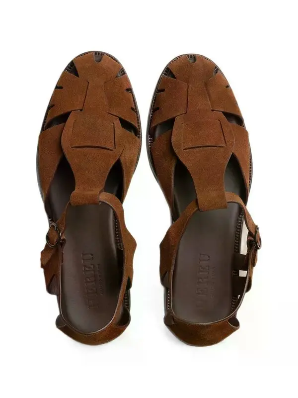 Hereu Pesca Suede Fisherman Sandals
