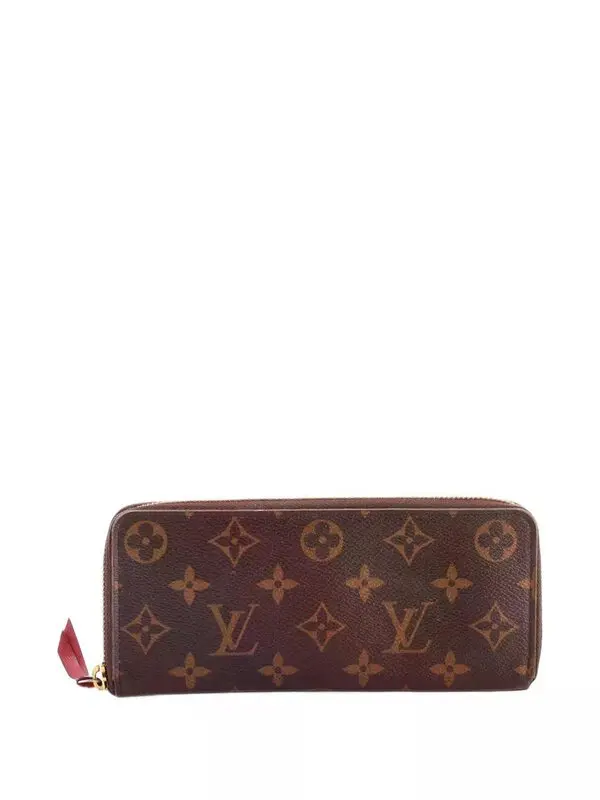 LOUIS VUITTON Clemence Wallet Monogram Canvas Small Wallets - Brown