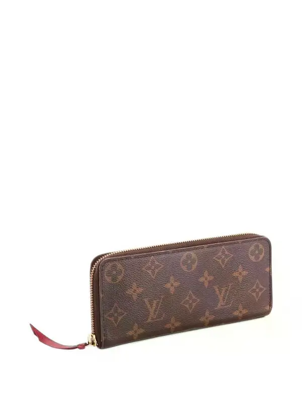 LOUIS VUITTON Clemence Wallet Monogram Canvas Small Wallets