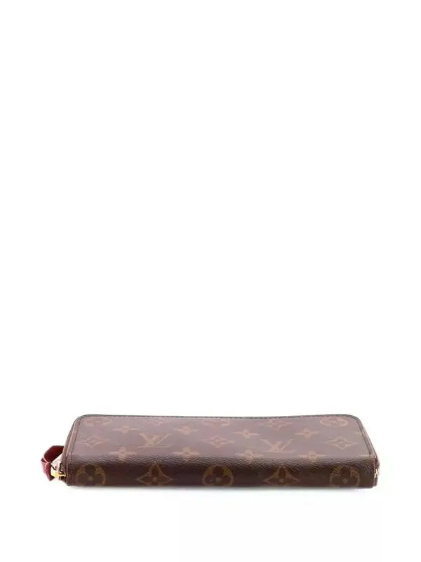 LOUIS VUITTON Clemence Wallet Monogram Canvas Small Wallets