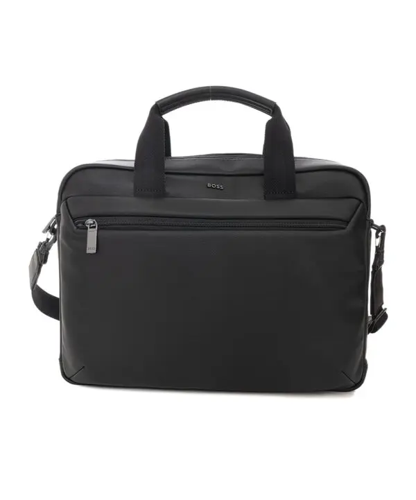 Hugo Boss Logo-plaque Document Case - Black