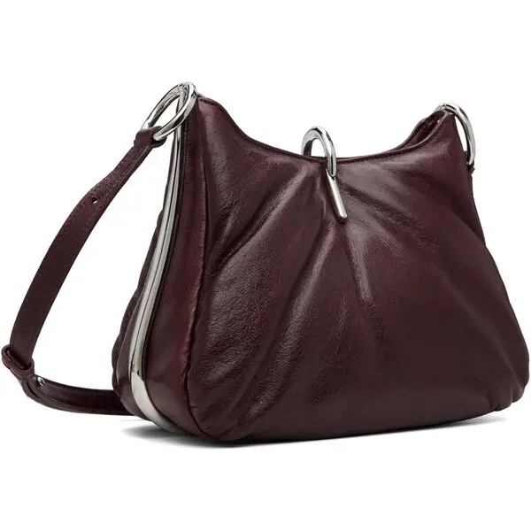 Rabanne Medium Ring Leather Shoulder Bag