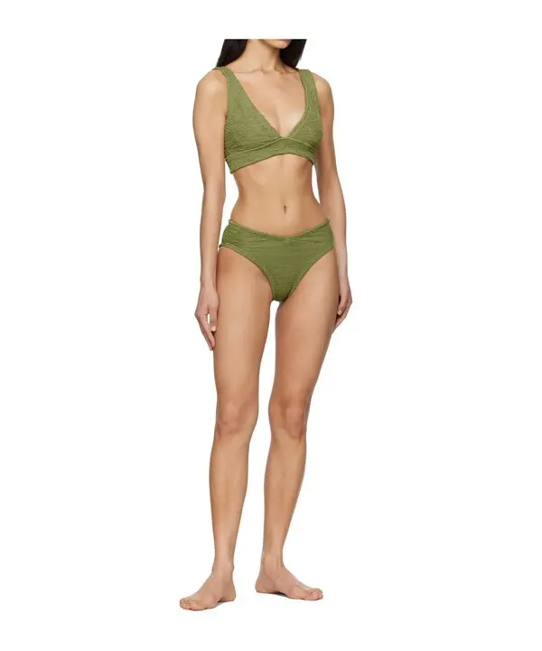 Hunza G Angel Metallic Crinkle Bikini