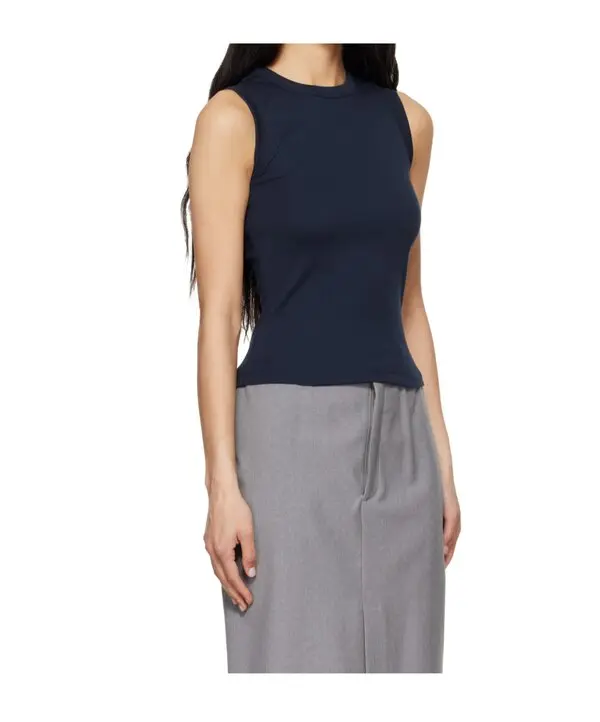 FLORE FLORE Esmé Vest - Navy Blue