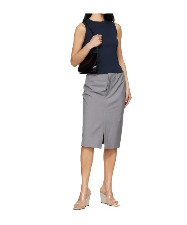 FLORE FLORE Esmé Vest - Navy Blue