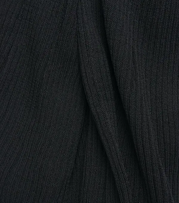 L'Agence Rib-knit Conan Flared Trousers