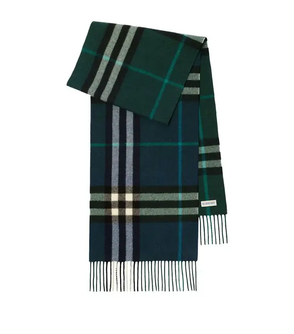 Burberry Cashmere Gradient Check Scarf
