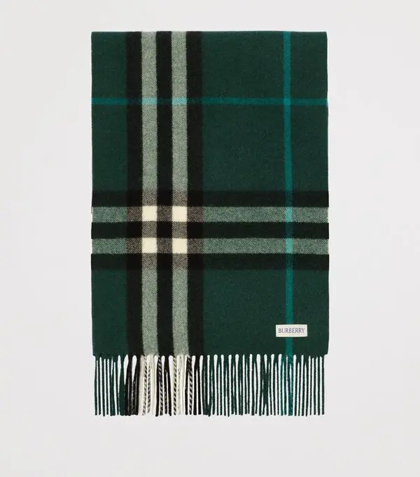 Burberry Cashmere Gradient Check Scarf