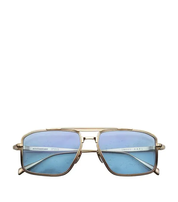 JACQUES MARIE MAGE Metal Earl Sunglasses - Silver