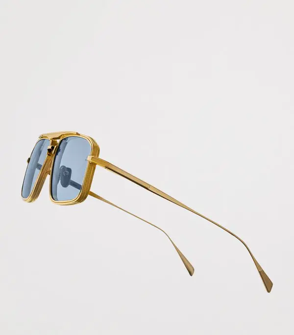 JACQUES MARIE MAGE Metal Earl Sunglasses