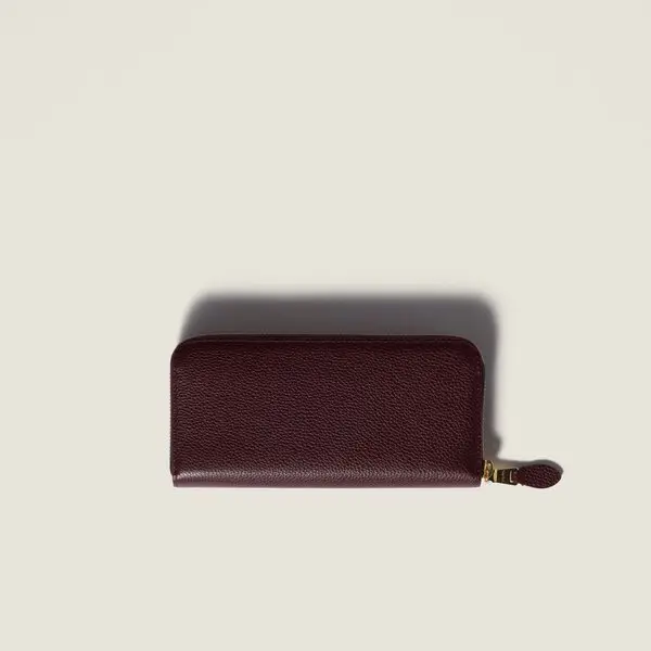 Miu Miu Large Leather Wallet