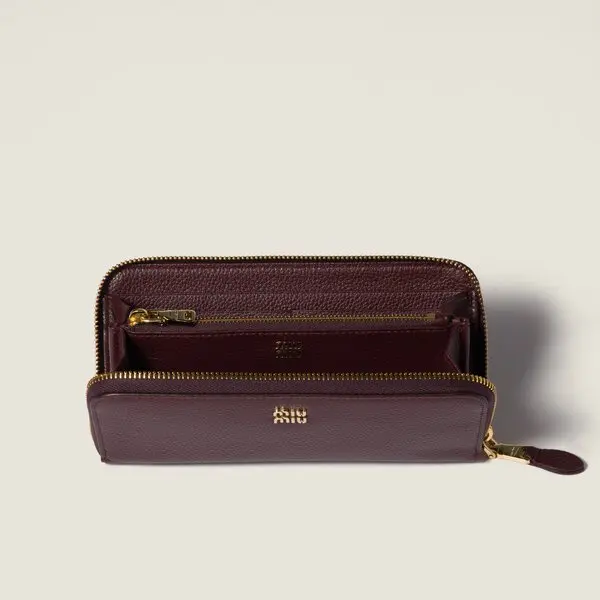 Miu Miu Large Leather Wallet