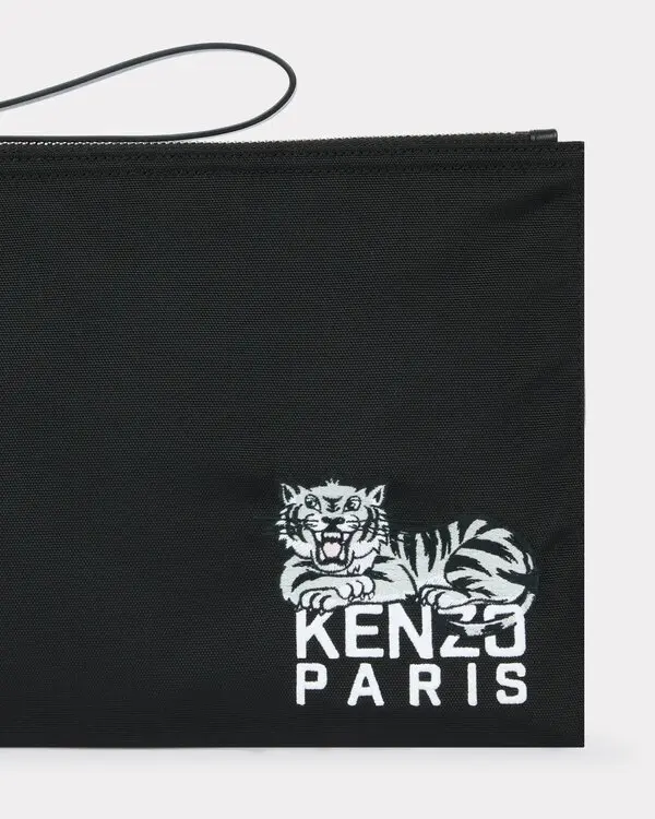 Kenzo Happy Tiger Large Clutch Bag