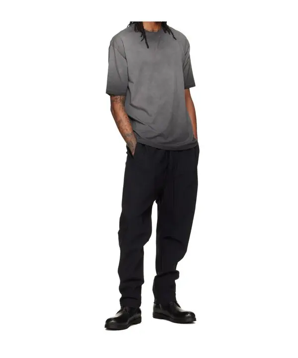 THOM KROM Cold-dye Crew-neck T-shirt