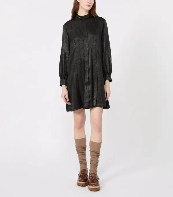 Max Mara High-neck Mini Dress