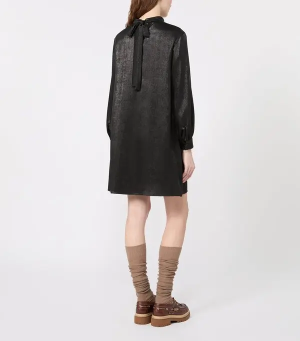 Max Mara High-neck Mini Dress