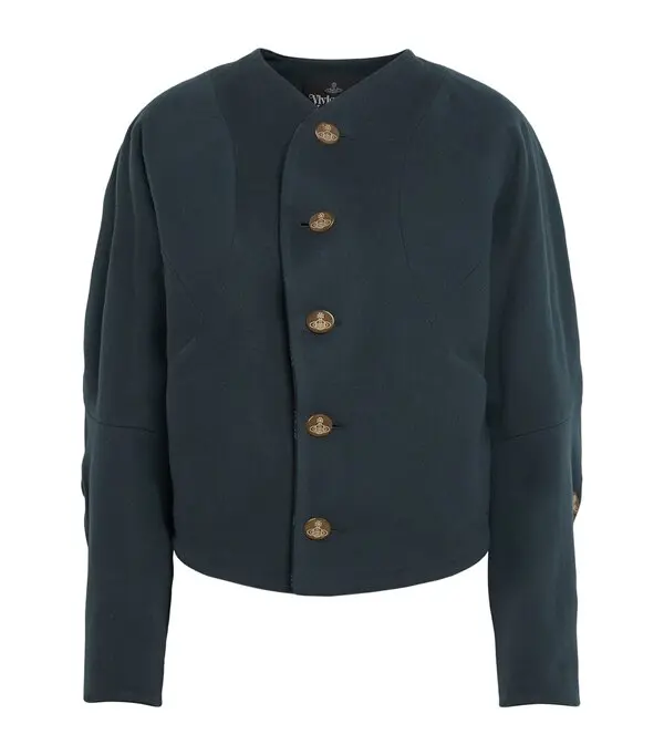 VIVIENNE WESTWOOD Wool-cashmere Rounded Jacket