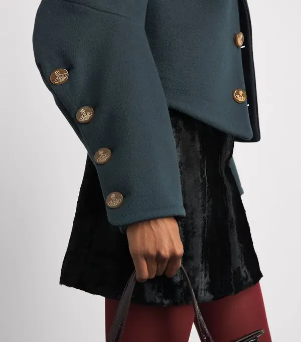 VIVIENNE WESTWOOD Wool-cashmere Rounded Jacket