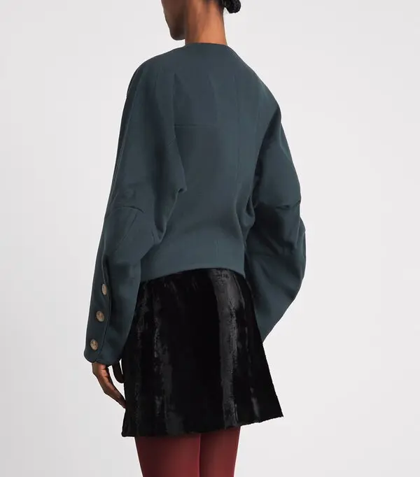 VIVIENNE WESTWOOD Wool-cashmere Rounded Jacket